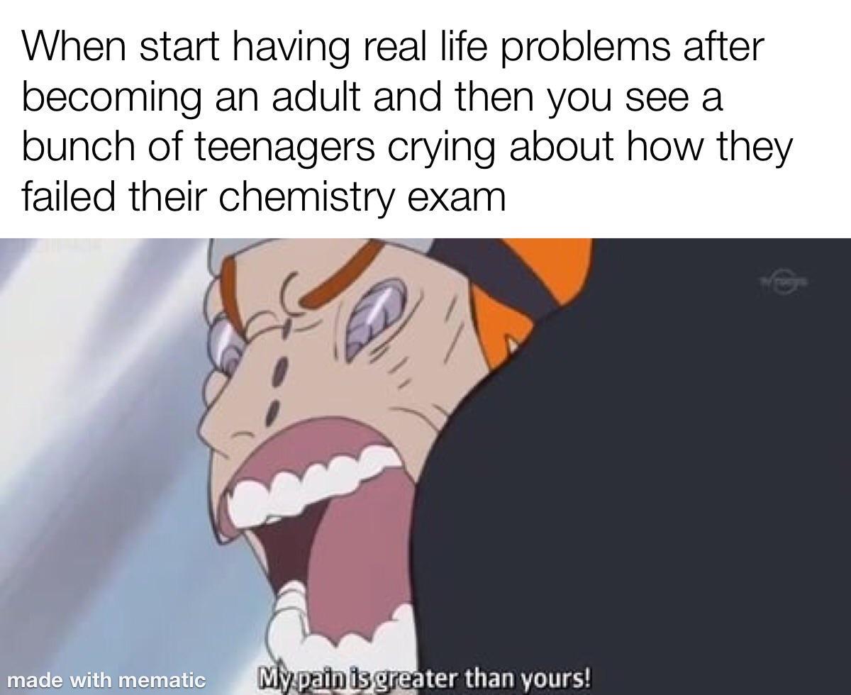 My Pain Is Greater Than Yours Meme